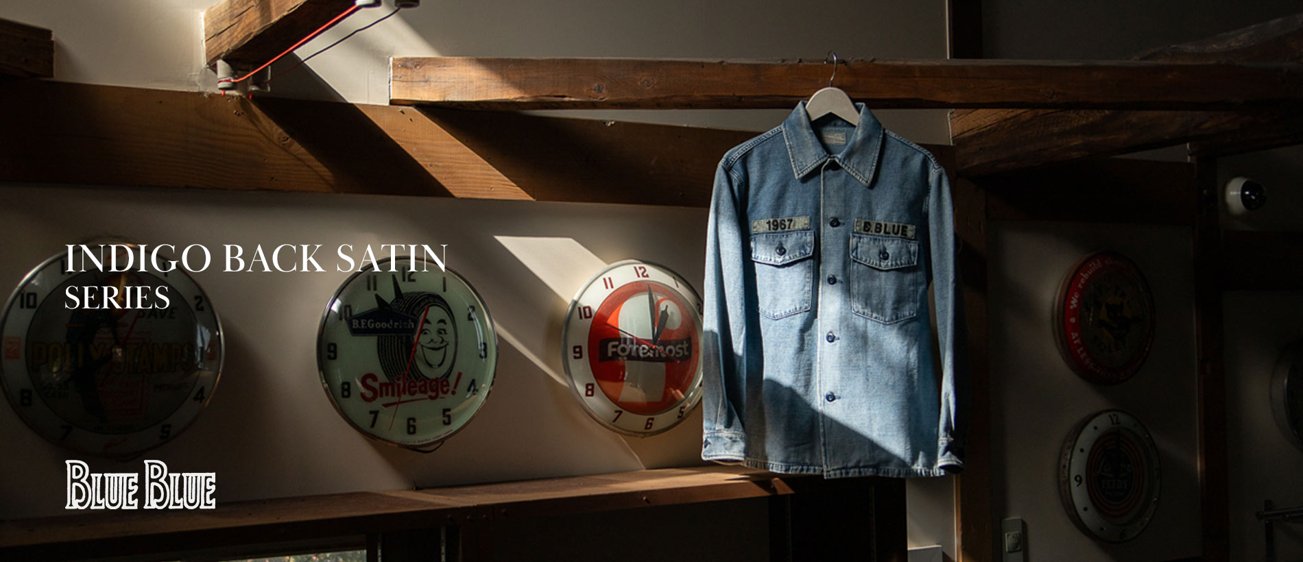 INDIGO BACK SATIN SERIES | BLUE BLUE | ブルーブルー | HOLLYWOOD RANCH MARKET ...