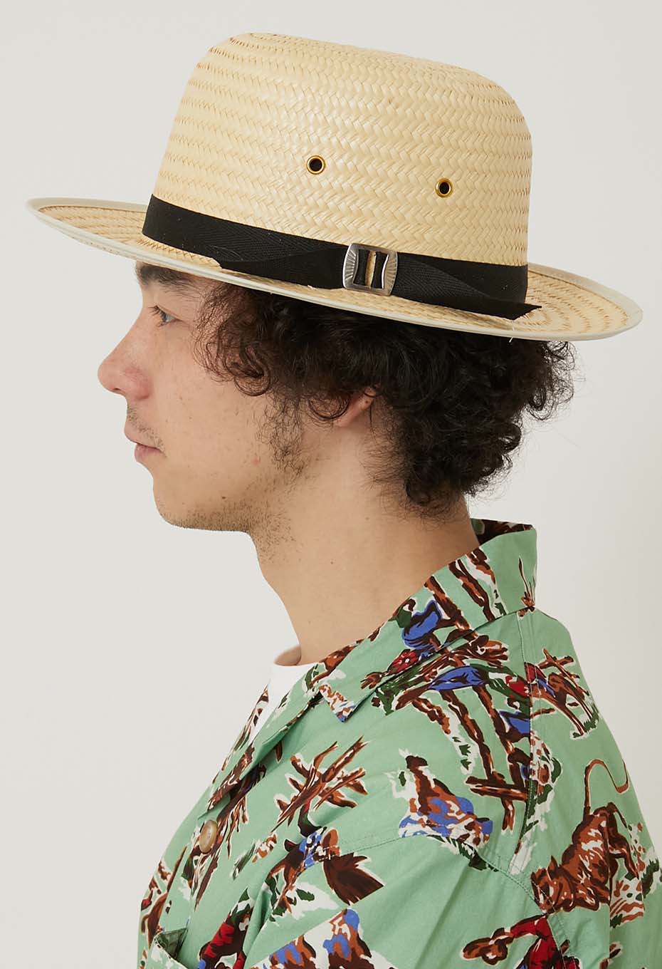 SUNSET STRAW HATS|ハット|SUNSET STRAW HATS ボーイズ ラウンドクラウン Palm Straw