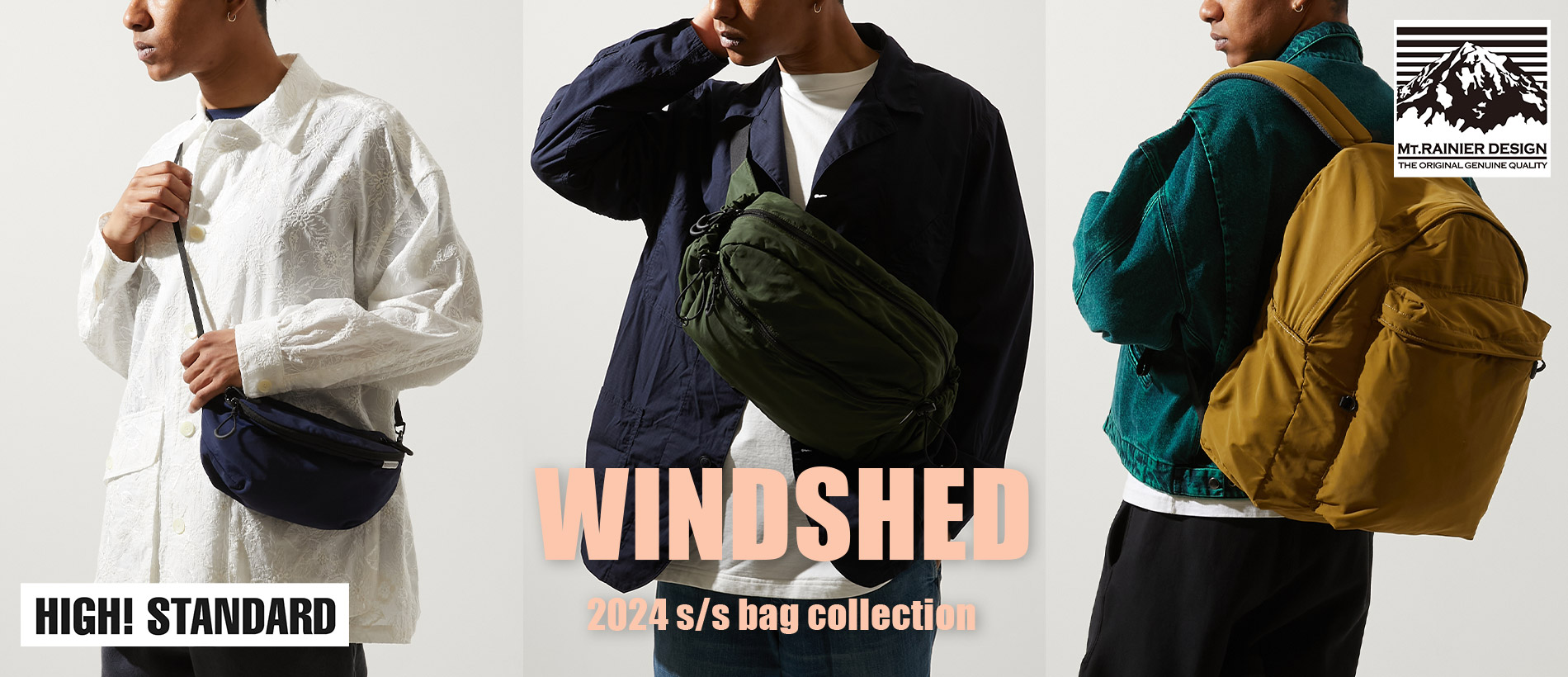 MT.RAINIER DESIGN x HIGH! STANDARD WINDSHEDバッグシリーズ | 聖林公司 | ファッション通販 ...